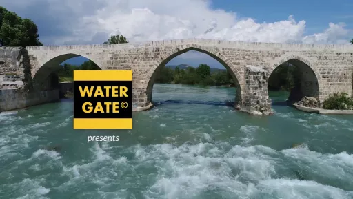 Watergate worksites in river | Ici la Lune, Digital Design Agency